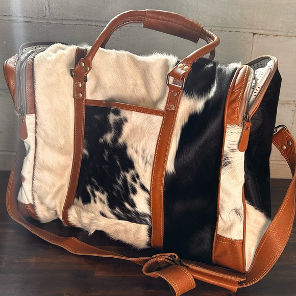 Myra Bag | Bags | Large Cow Print Myra Duffle Bag | Poshmark